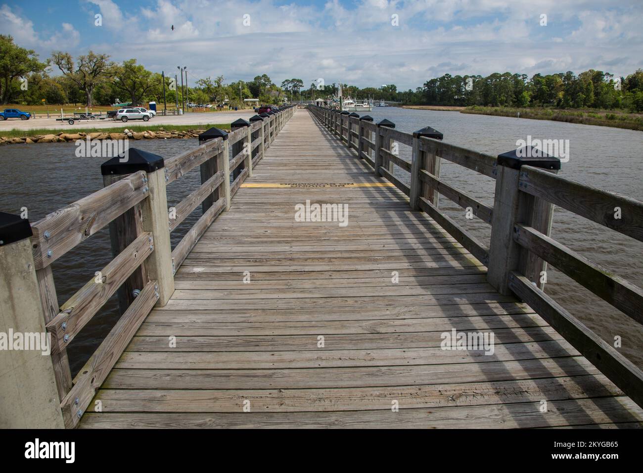 Ocean Springs, MS, Aril 3, 2015 - Boardwalk at the Jackson County Small ...