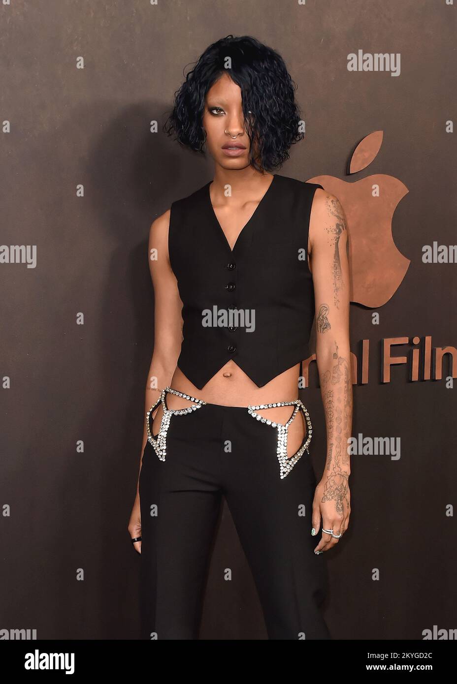 Willow Smith walking the red carpet at the premiere for Apple Original ...
