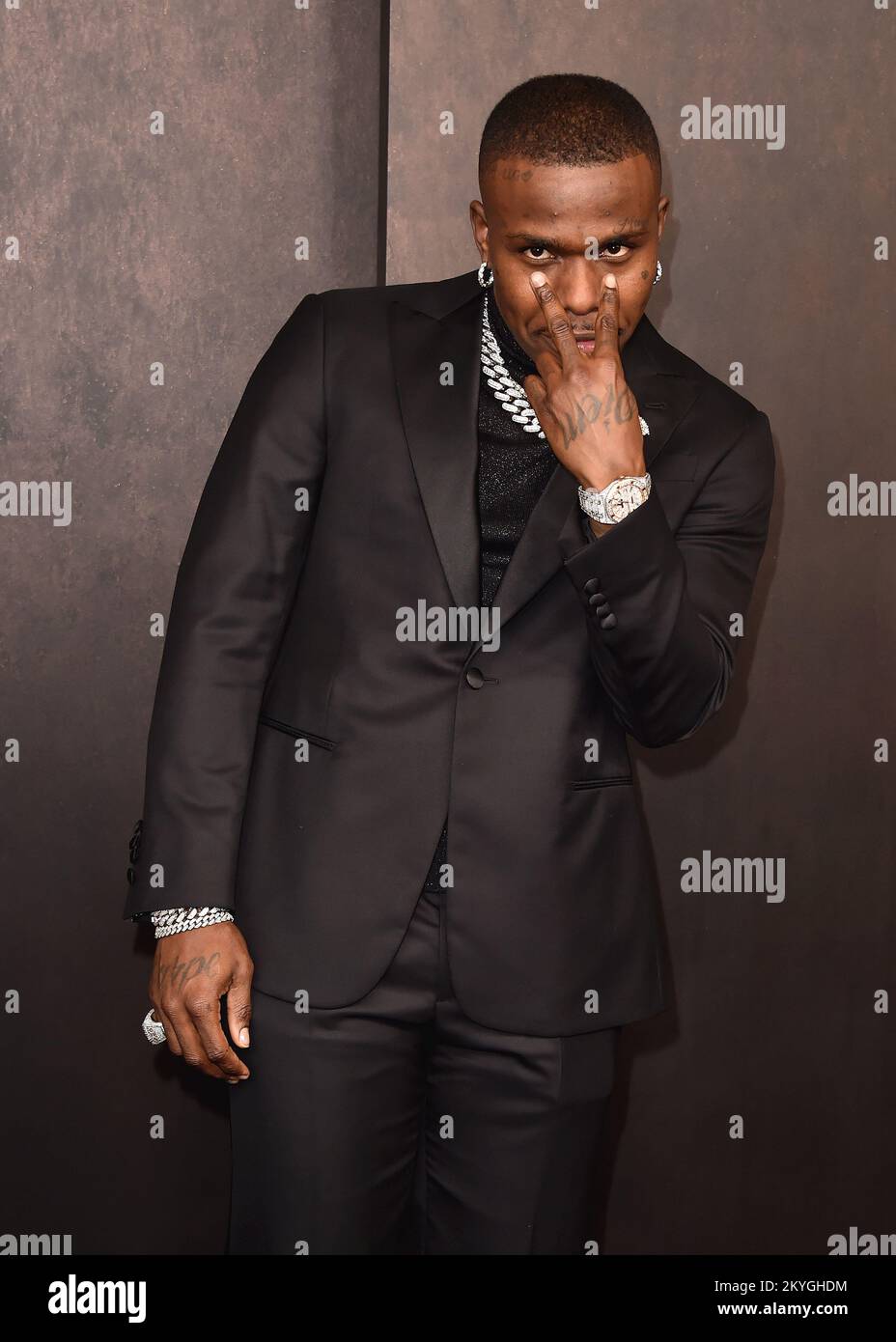 Da Baby walking the red carpet at the premiere for Apple Original Films ...