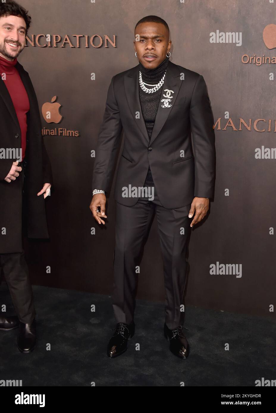 Da Baby walking the red carpet at the premiere for Apple Original Films ...