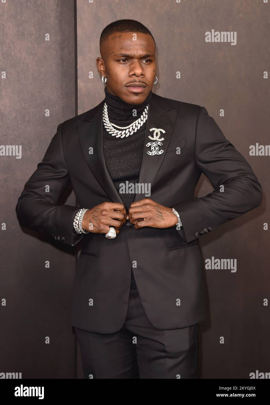 Da Baby walking the red carpet at the premiere for Apple Original Films ...