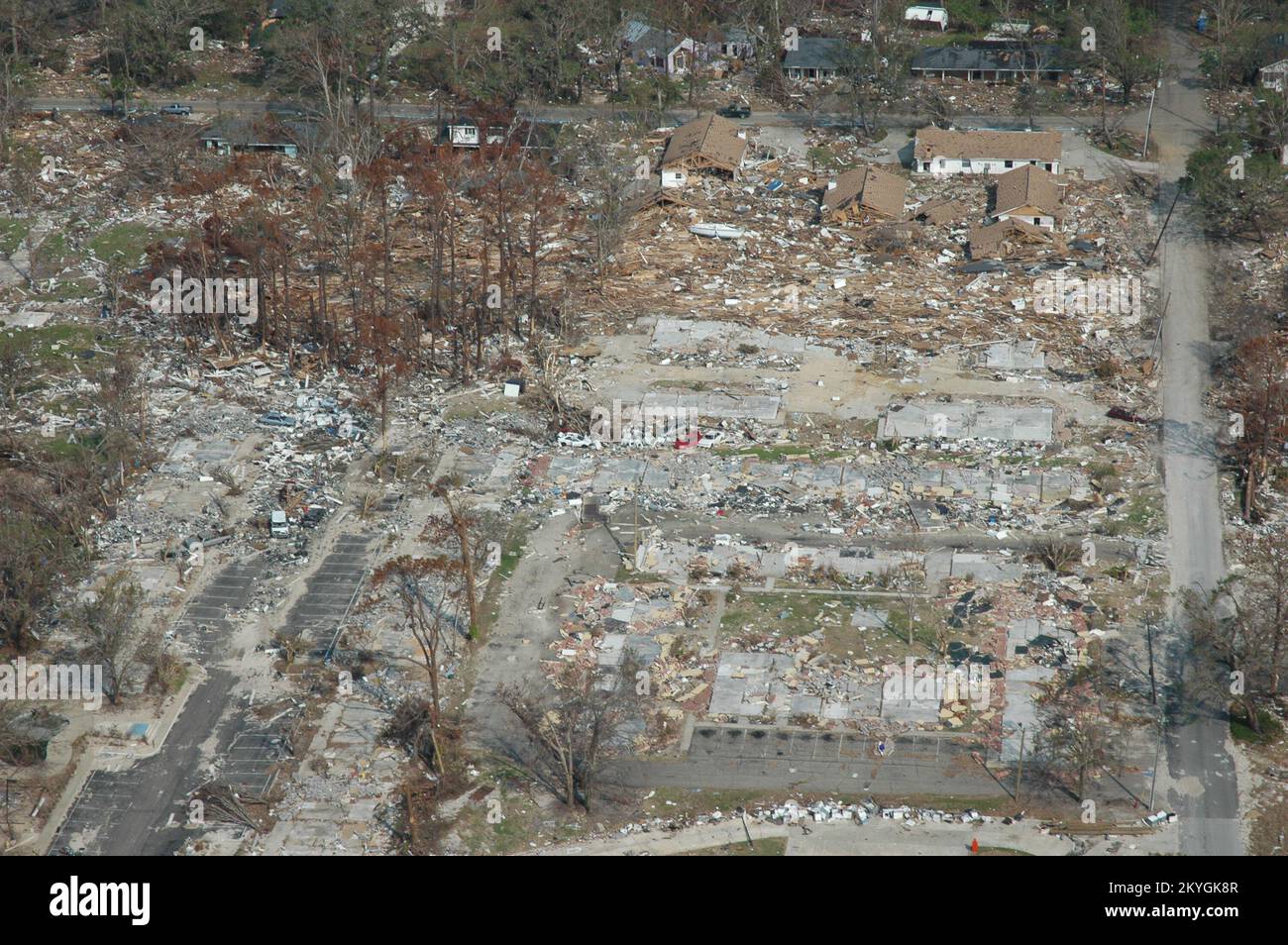 Hurricane Katrina, Gulf Coast of Mississippi, September 30, 2005 ...