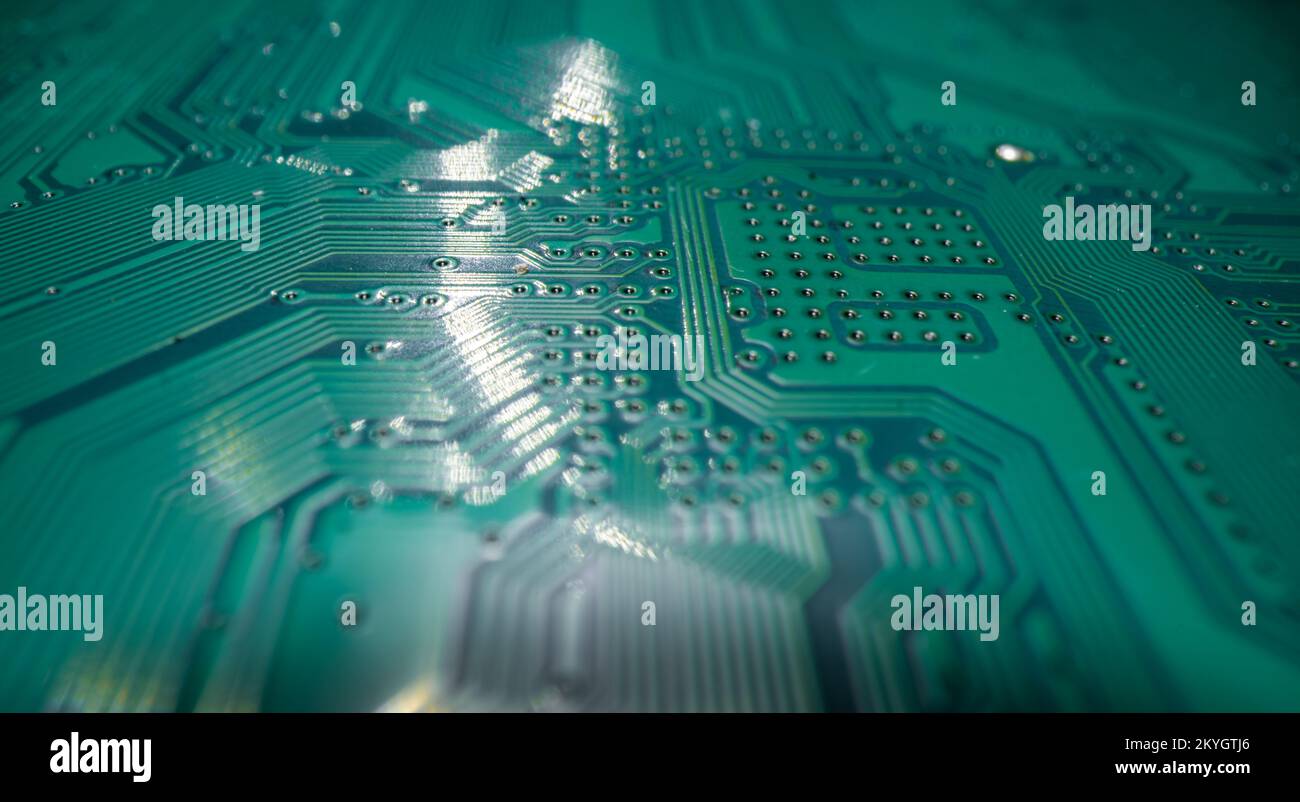 Semiconductors chip. Technology background. High tech electronic ...
