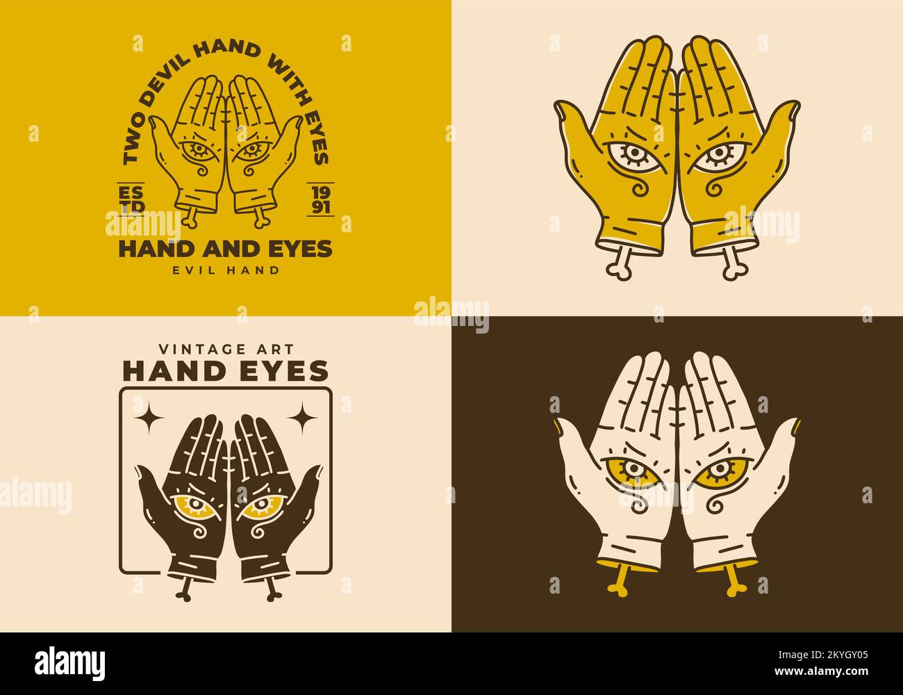 Two eyes Stock Vector Images - Alamy