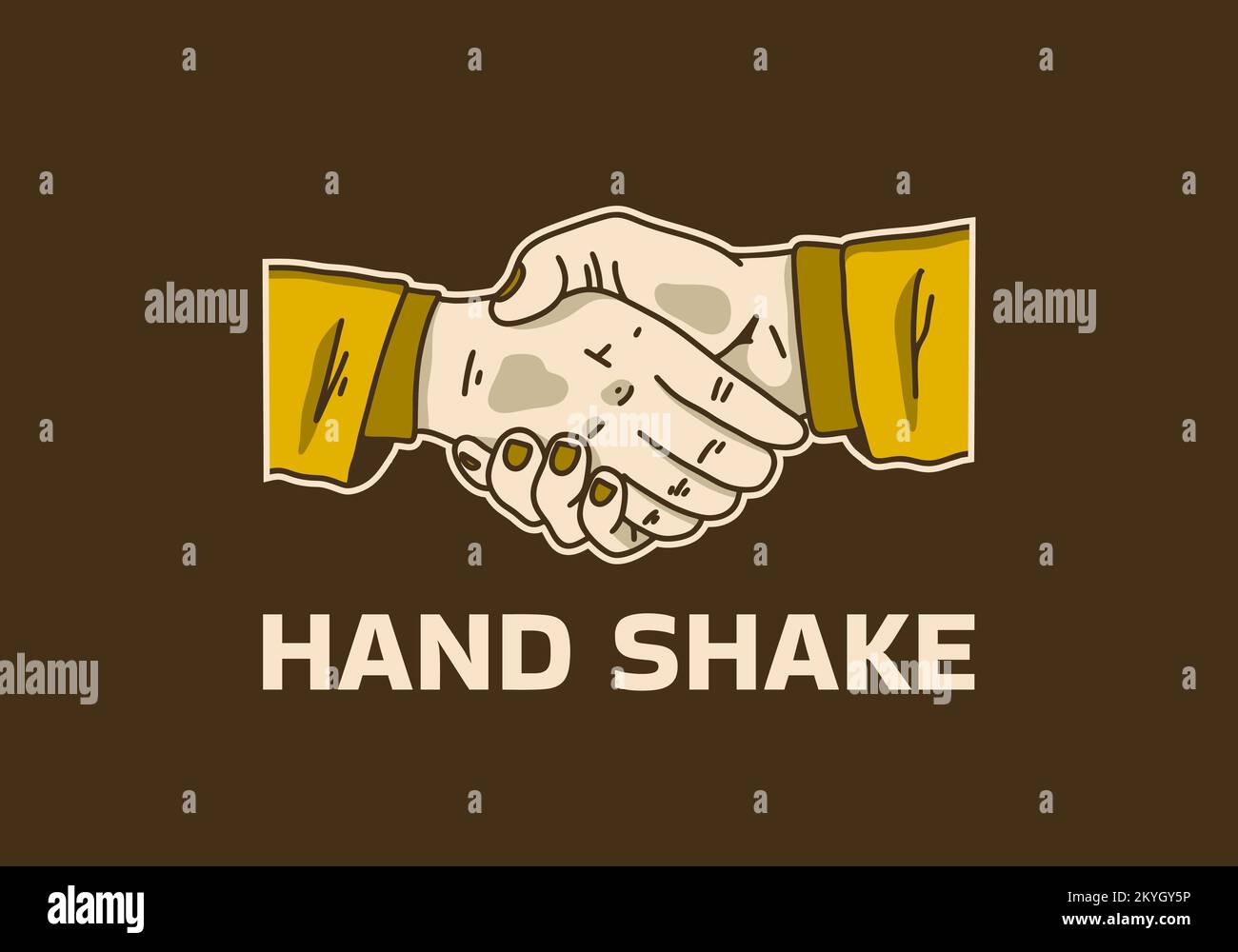 Black hands shaking Stock Vector Images - Alamy