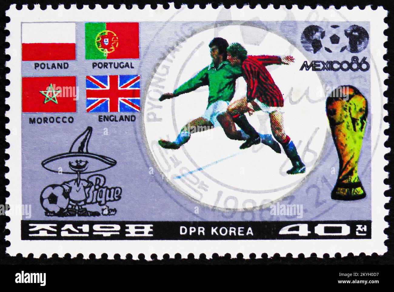 MOSCOW, RUSSIA - OCTOBER 29, 2022: Postage stamp printed in Korea shows ...