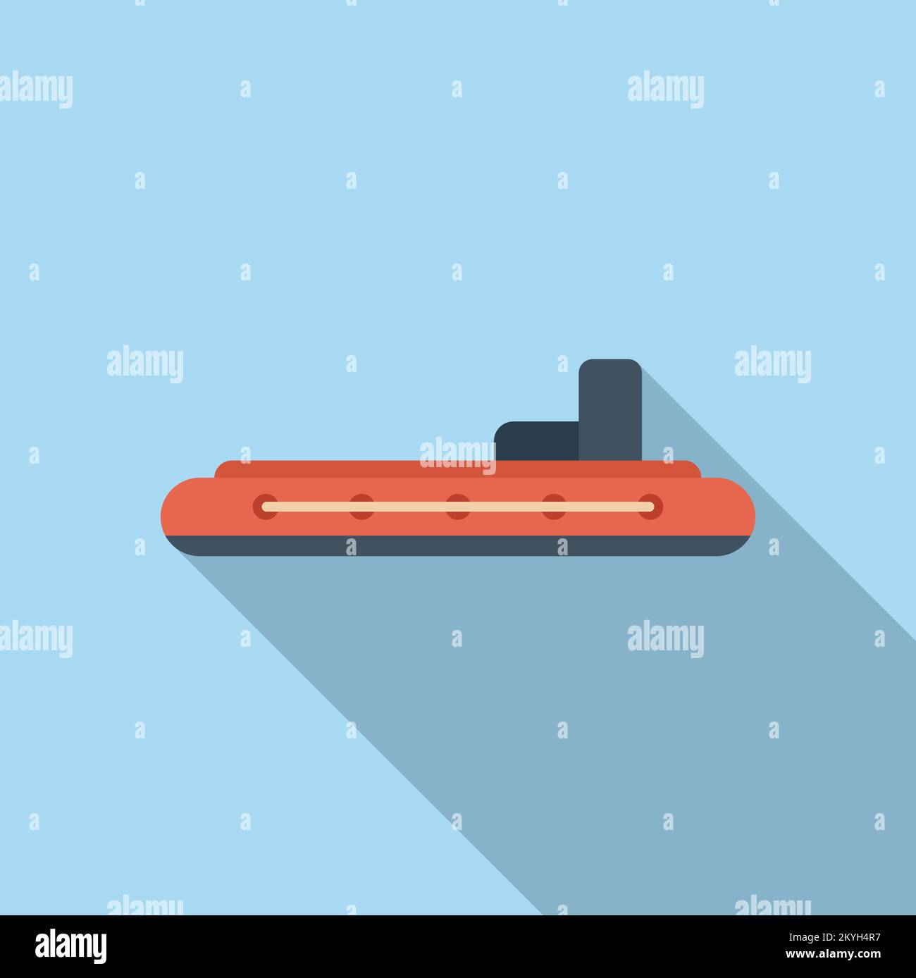Coast guard rescue boat Stock Vector Images - Alamy