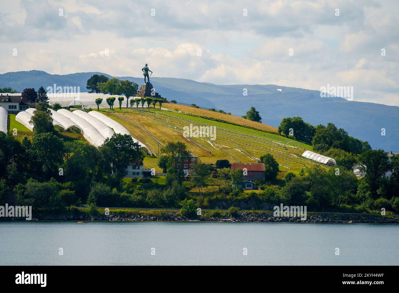 Sognefjord in sunny weather, Norway Stock Photo - Alamy