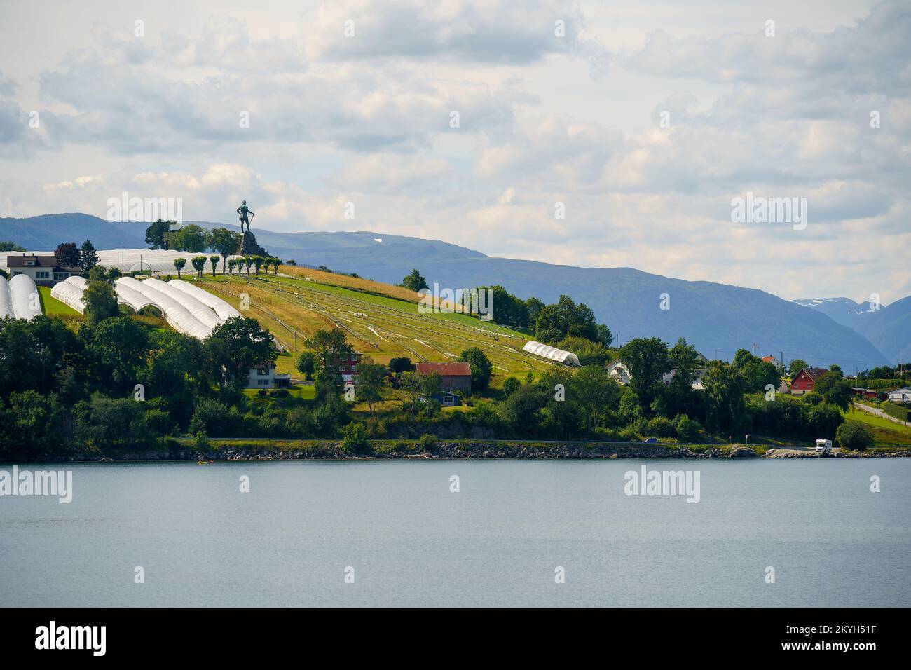 Sognefjord in sunny weather, Norway Stock Photo - Alamy