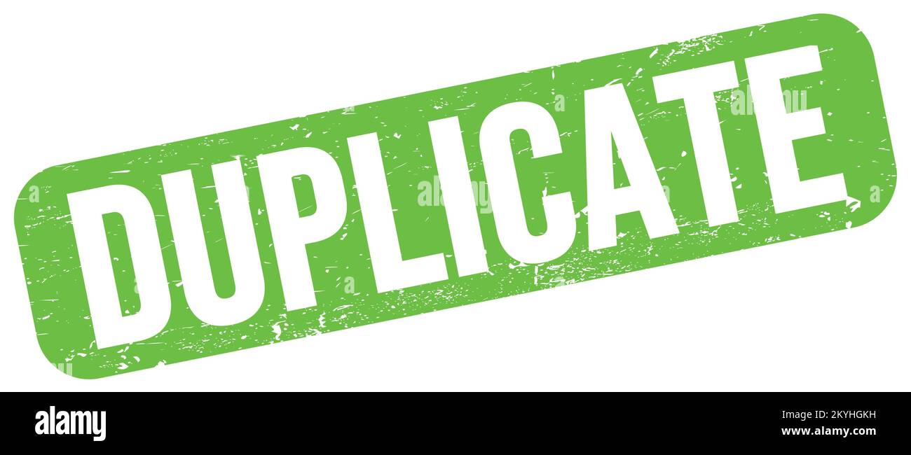 Duplicate stamp sign seal hi-res stock photography and images - Alamy