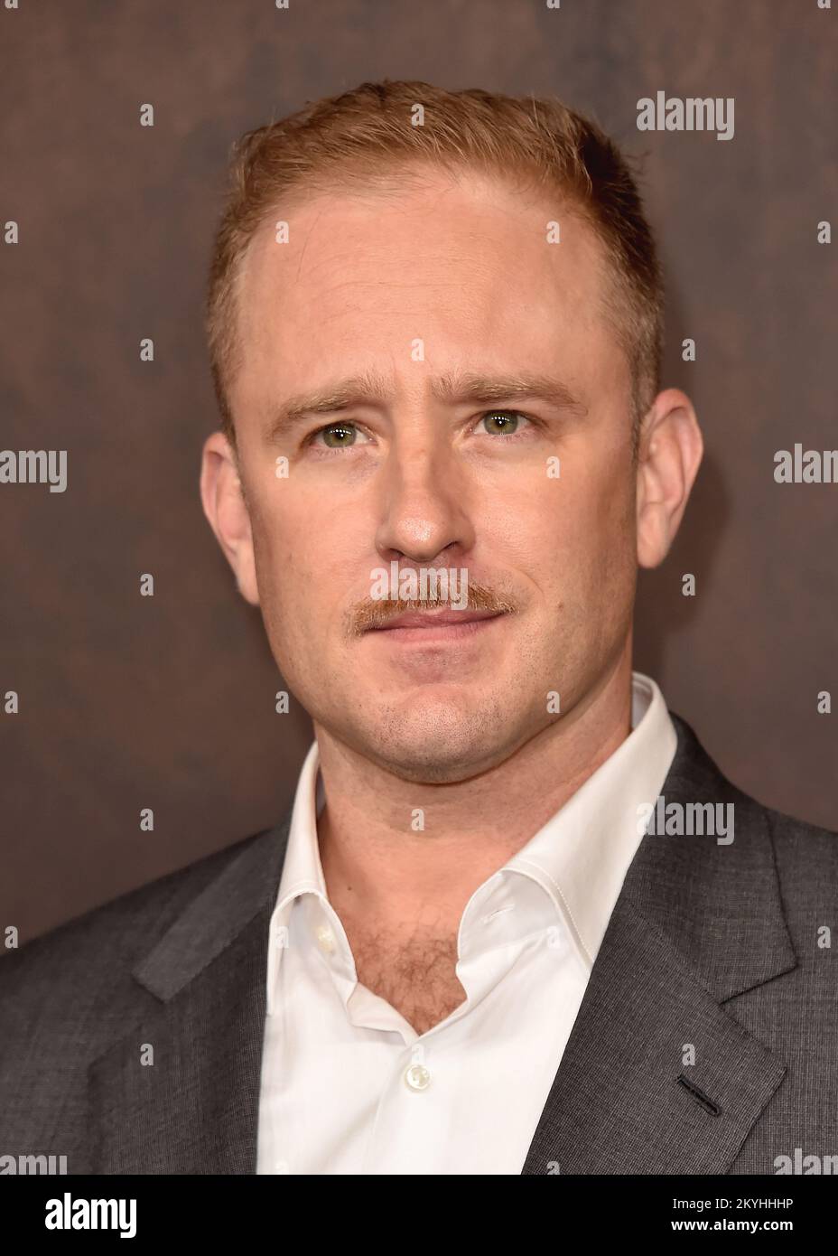 Ben Foster walking the red carpet at the premiere for Apple Original ...