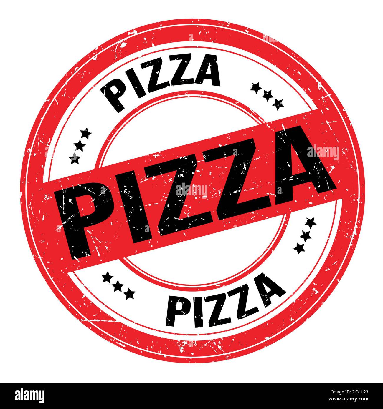 Red pizza sign Cut Out Stock Images & Pictures - Alamy