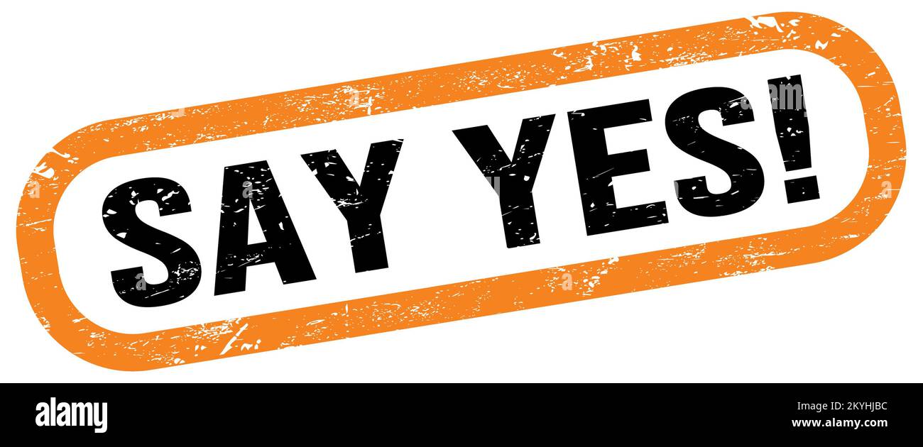 Say yes stamp hi-res stock photography and images - Alamy