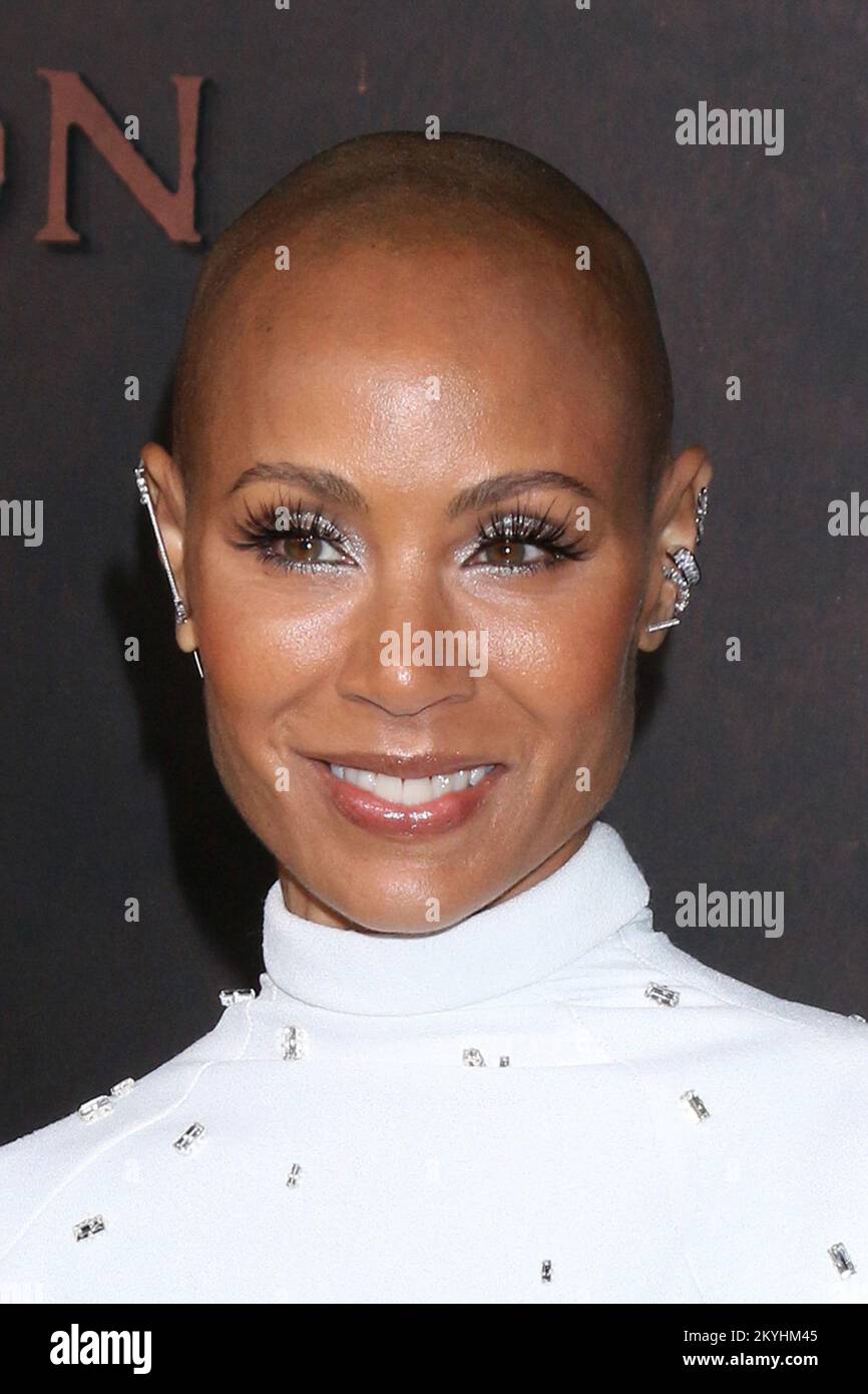 LOS ANGELES - NOV 30: Jada Pinkett Smith at the Emancipation Premiere at Village Theater on ...