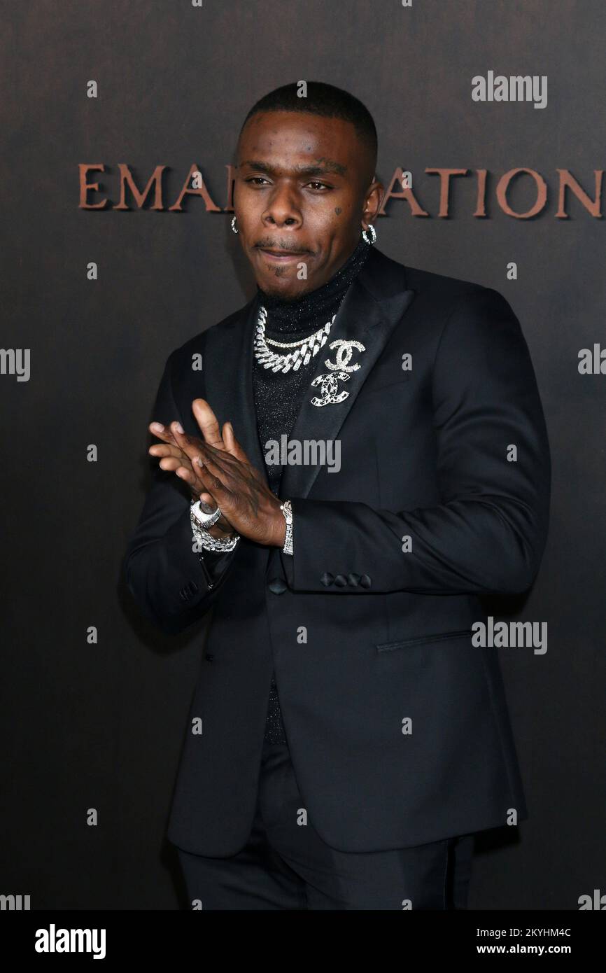 LOS ANGELES - NOV 30: Da Baby at the Emancipation Premiere at Village ...