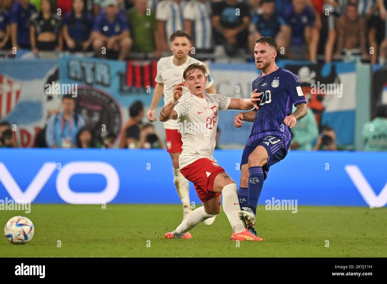 MAC ALLISTER Alexis (ARG), action, duels versus SKORAS Michal (POL ...