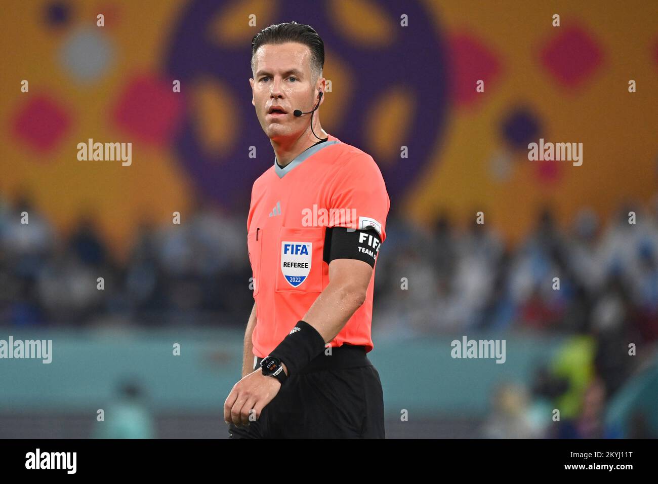 Referee Danny MAKKELIE. Single image, trimmed single motif, half figure ...