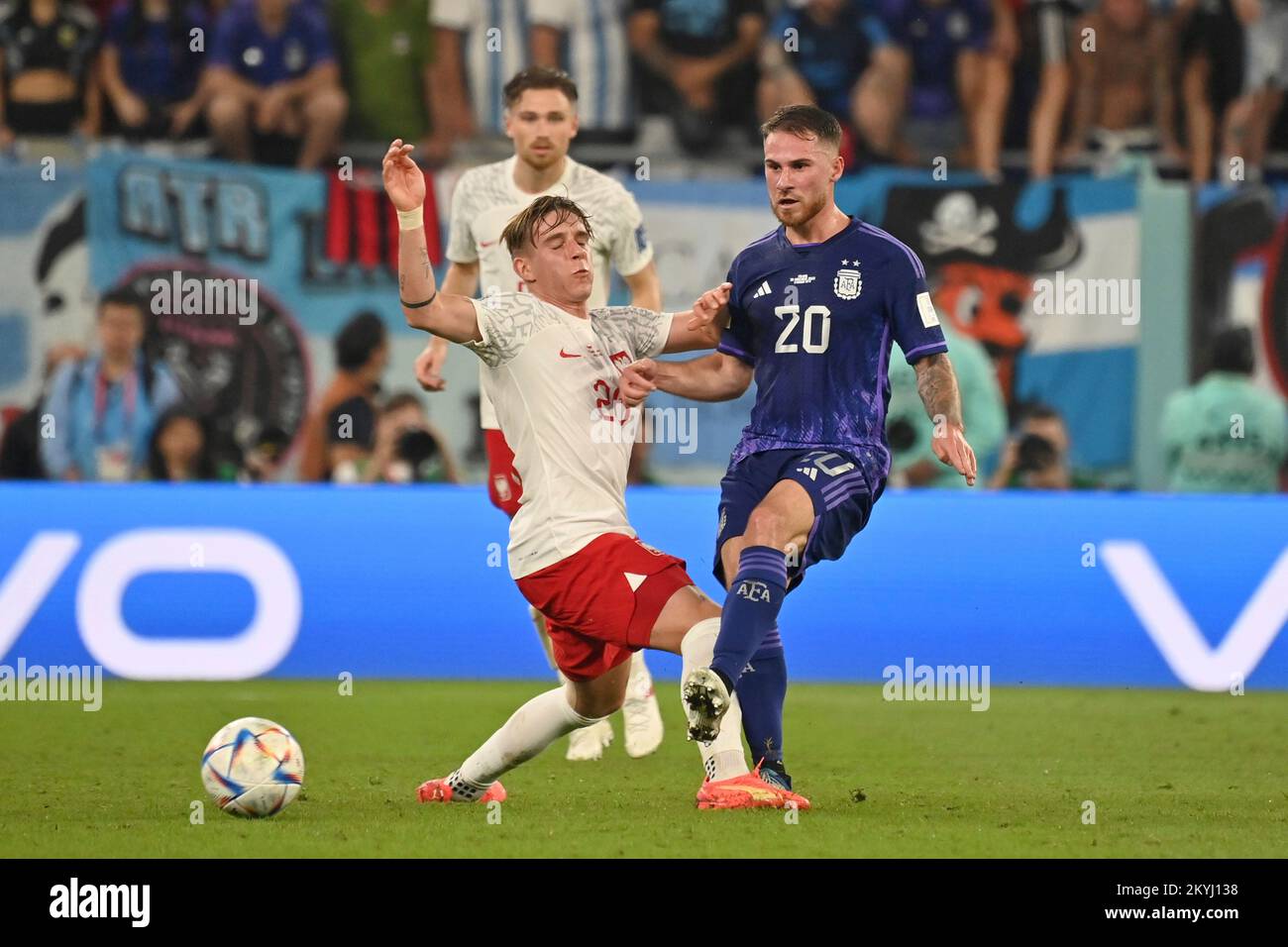 MAC ALLISTER Alexis (ARG), action, duels versus SKORAS Michal (POL ...