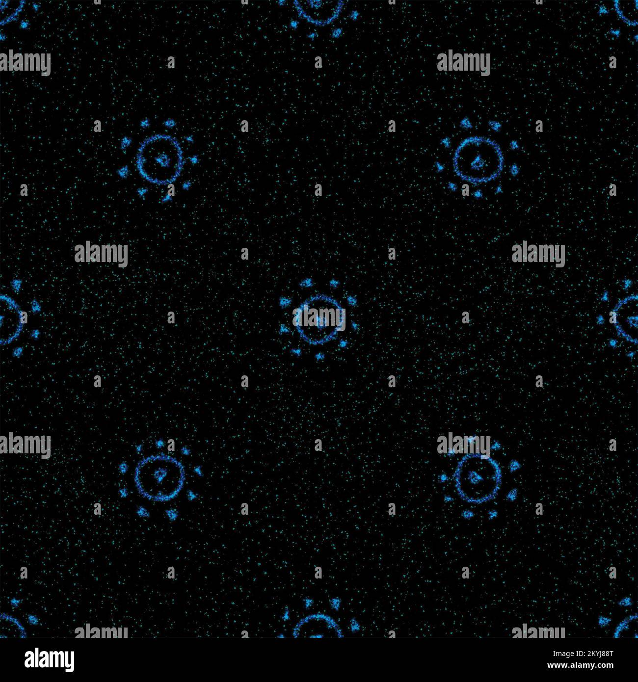 Hand Drawn Snowflakes Christmas Seamless Pattern. Subtle Flying Snow ...