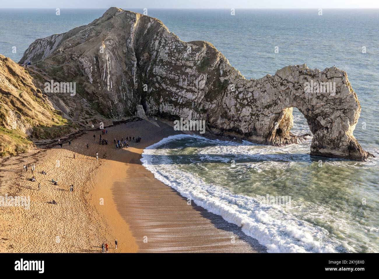 Autumn, Durdle Door, from Swyre Head, Dorset, UK Stock Photo - Alamy