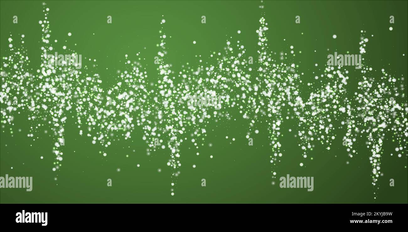 Falling snowflakes christmas background. Subtle flying snow flakes and ...