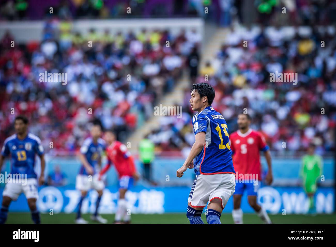 Daichi Kamada (15) of Japan during the FIFA World Cup Qatar 2022 Group ...