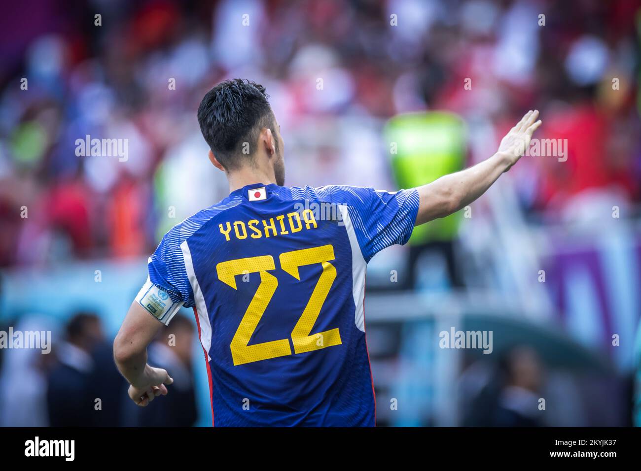 Maya Yoshida of Japan during the FIFA World Cup Qatar 2022 Group E ...