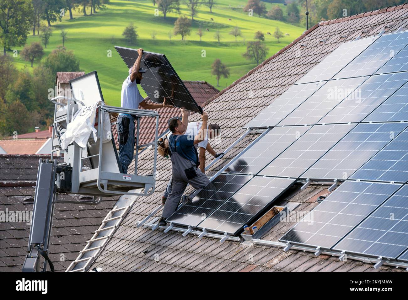 Photovoltaik installation hi-res stock photography and images - Alamy