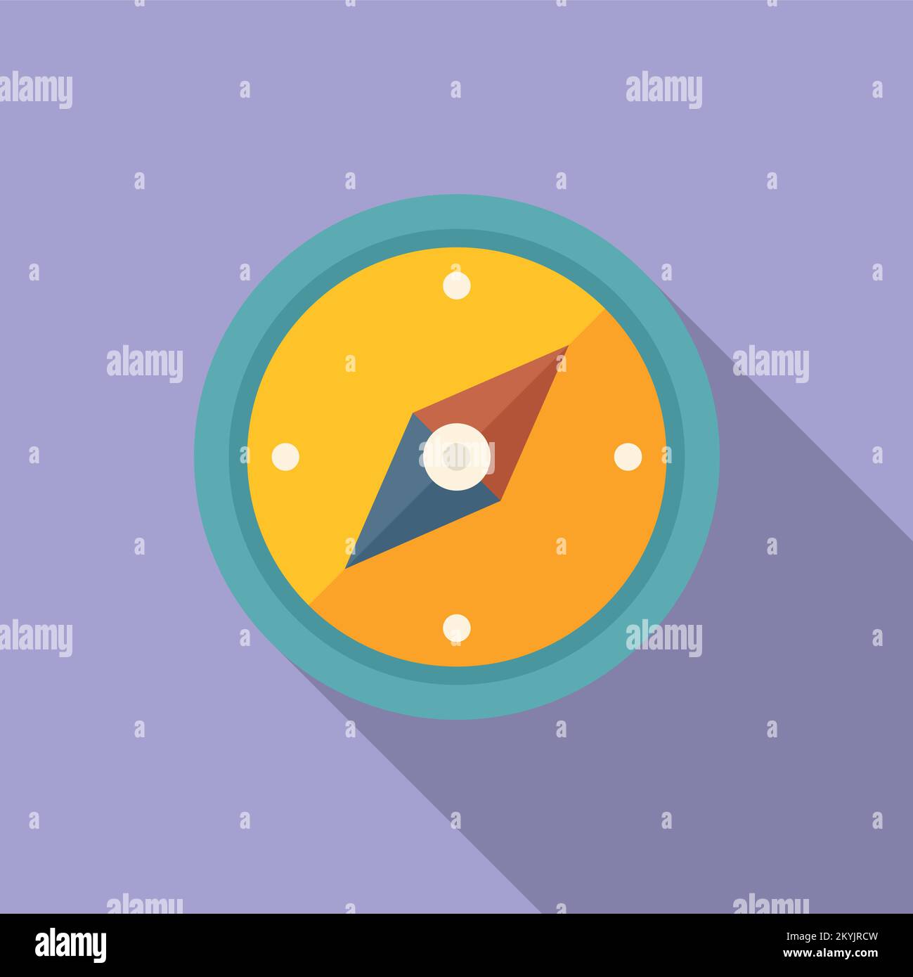 Compass icon flat vector. Window interface. Frame system Stock Vector ...