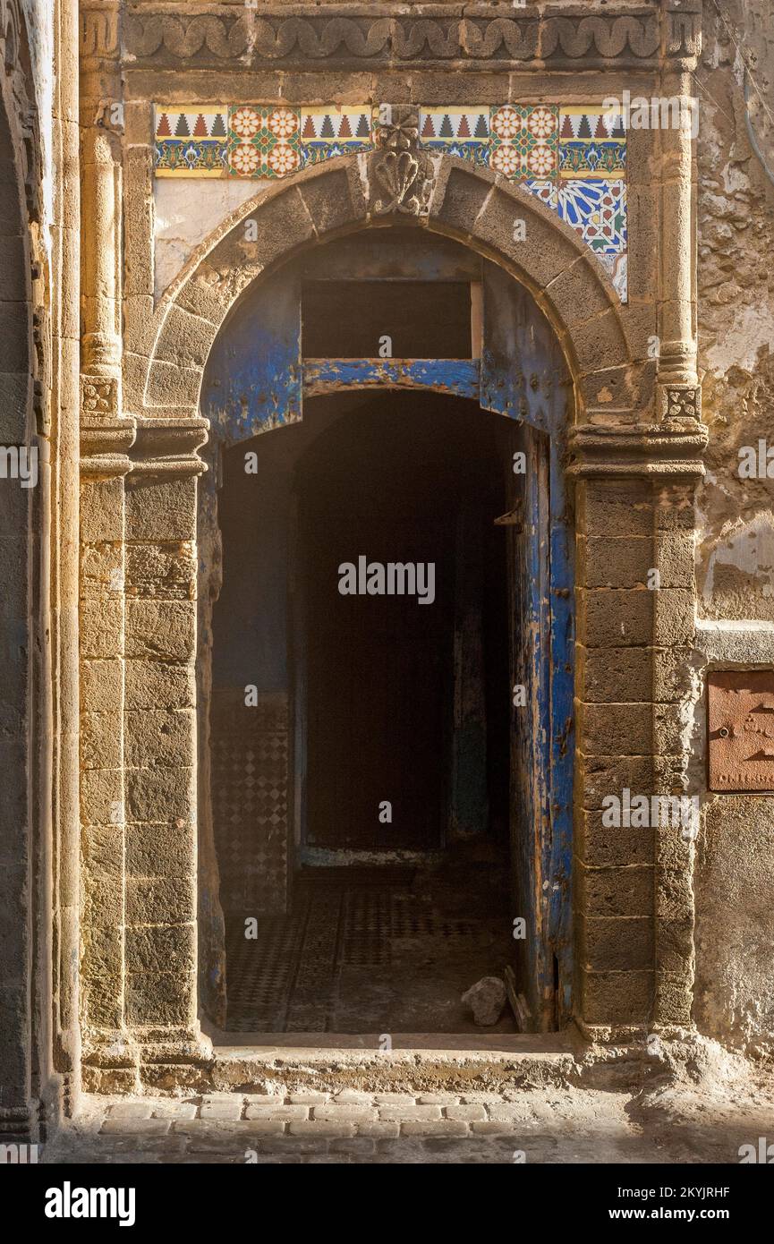 Old Doorway - Essaouira, Morocco Stock Photo - Alamy