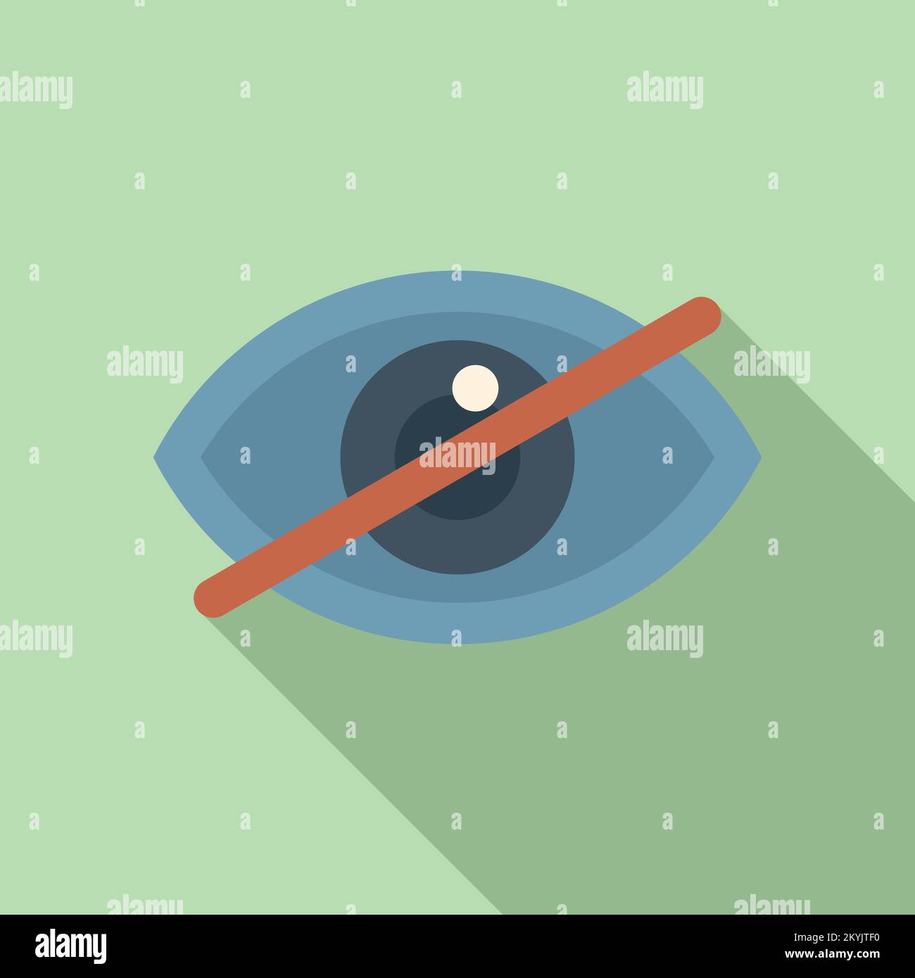 Eye contact with camera Stock Vector Images - Alamy