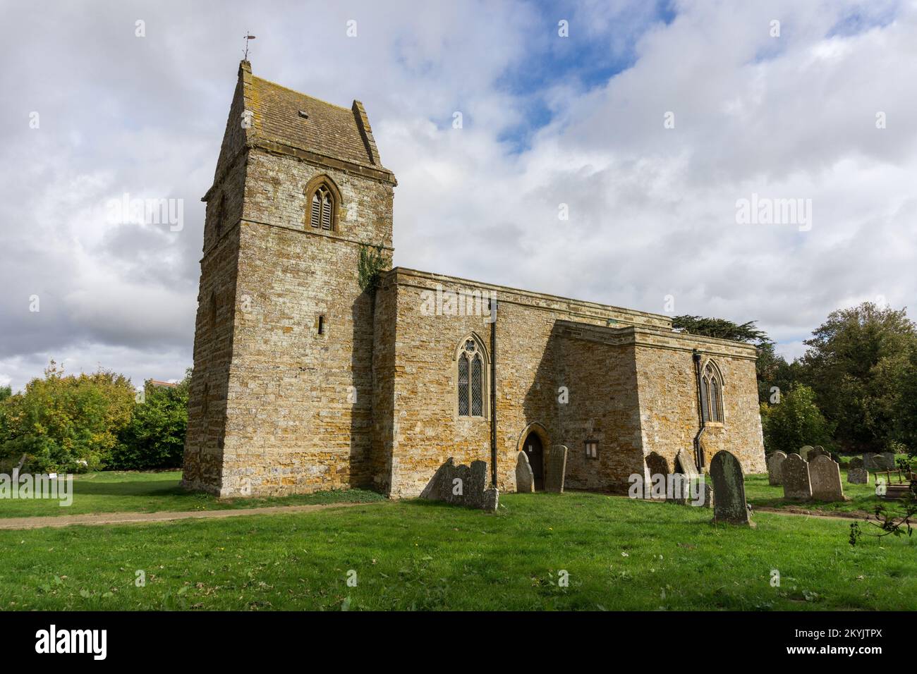 Church of St Luke in the village of Cold Higham, Northamptonshire ...