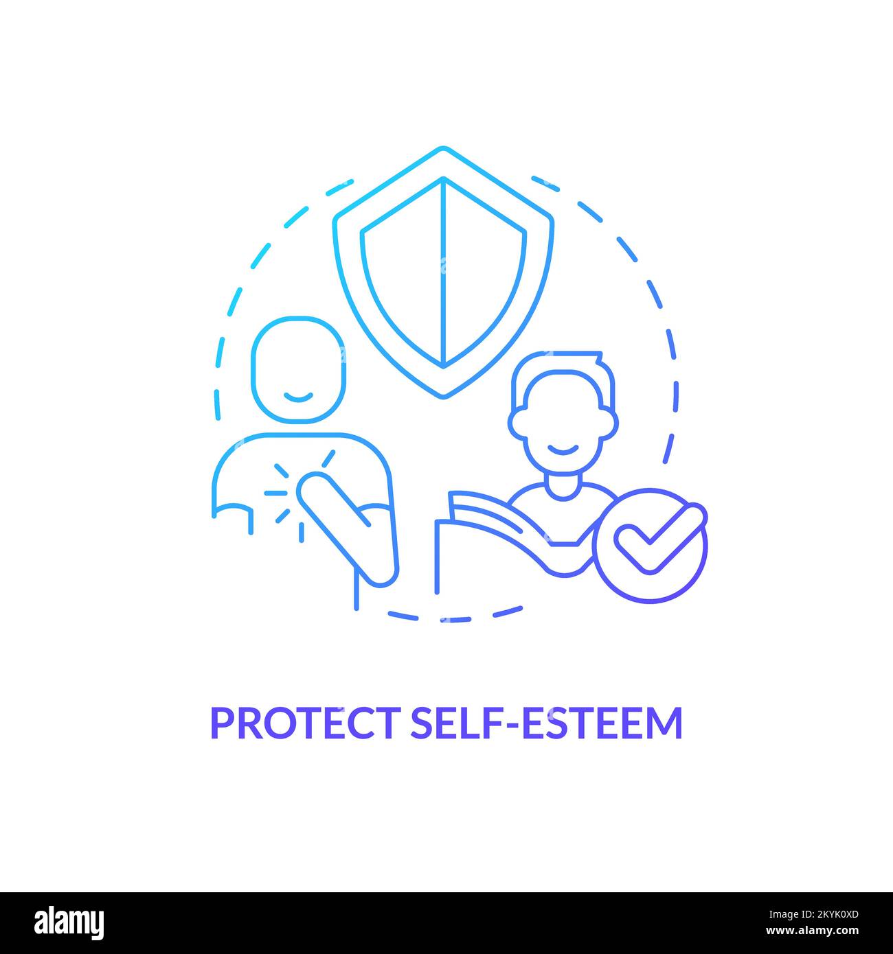 Self confirmation Stock Vector Images - Alamy