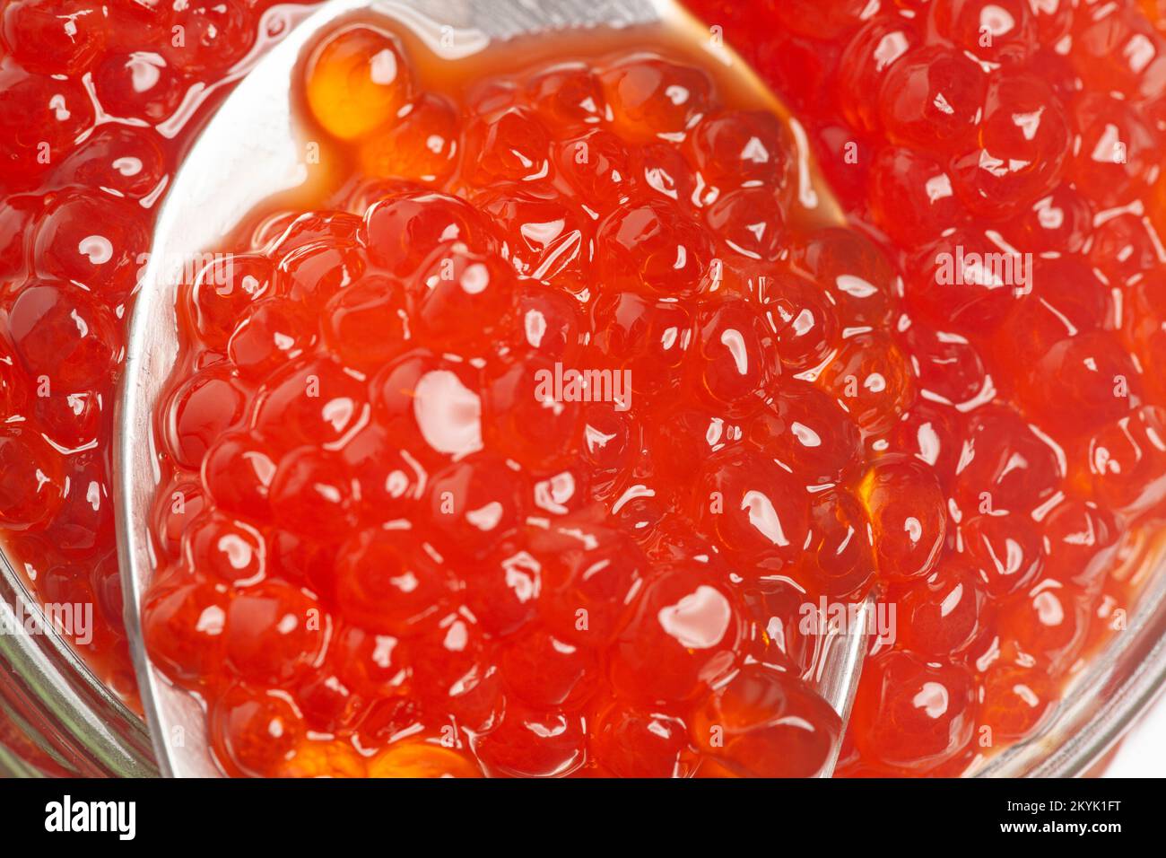 Background texture of salmon fish red caviar Stock Photo - Alamy