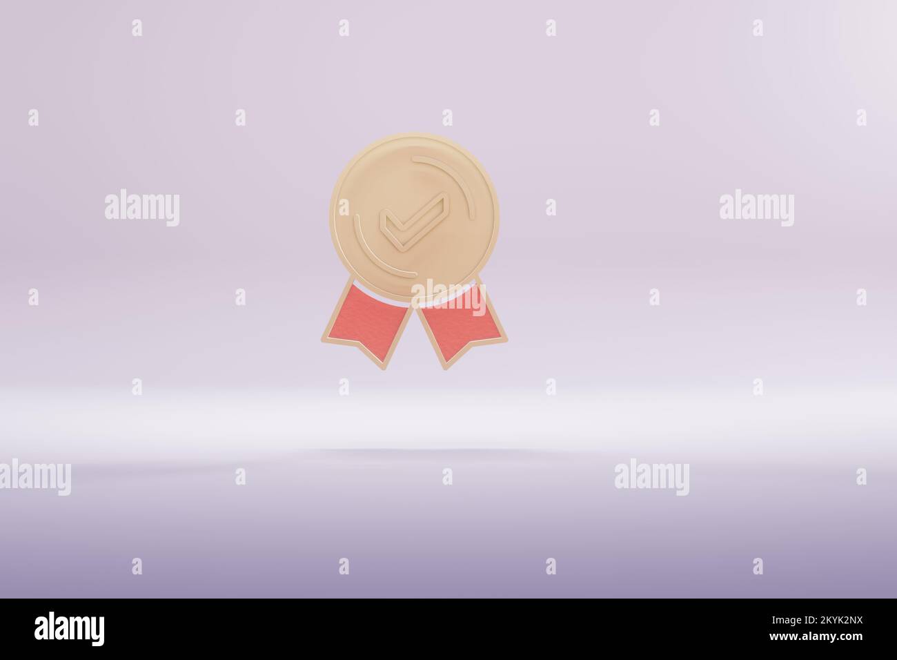 Beautiful illustration Golden Check mark Badge symbol icons on a bright ...