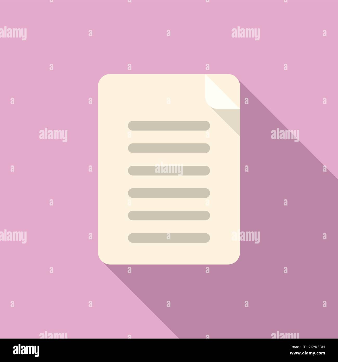 Contact paper icon flat vector. Button interface. Address design Stock ...