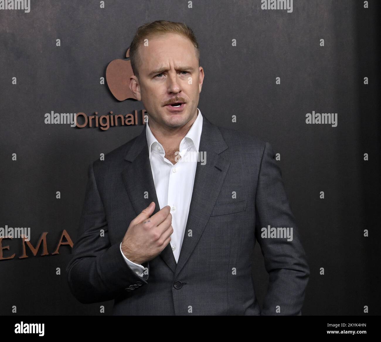 Los Angeles, United States. 30th Nov, 2022. Cast member Ben Foster ...