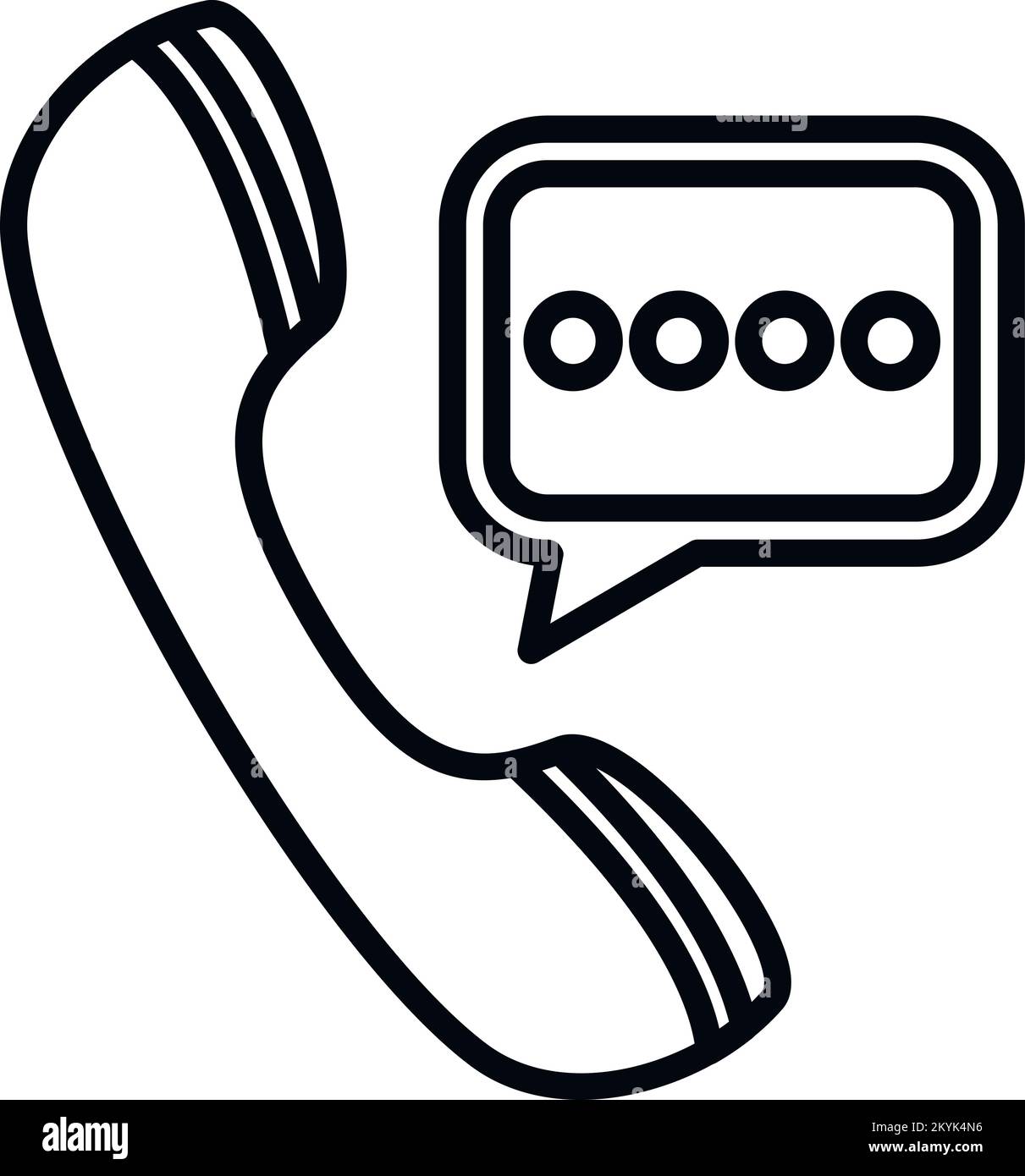 Call icon outline vector. Web interface. Globe tool Stock Vector Image ...