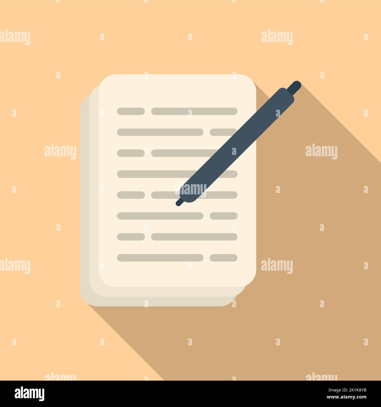 Research paper icon flat vector. Medical lab. Genetic dna Stock Vector ...