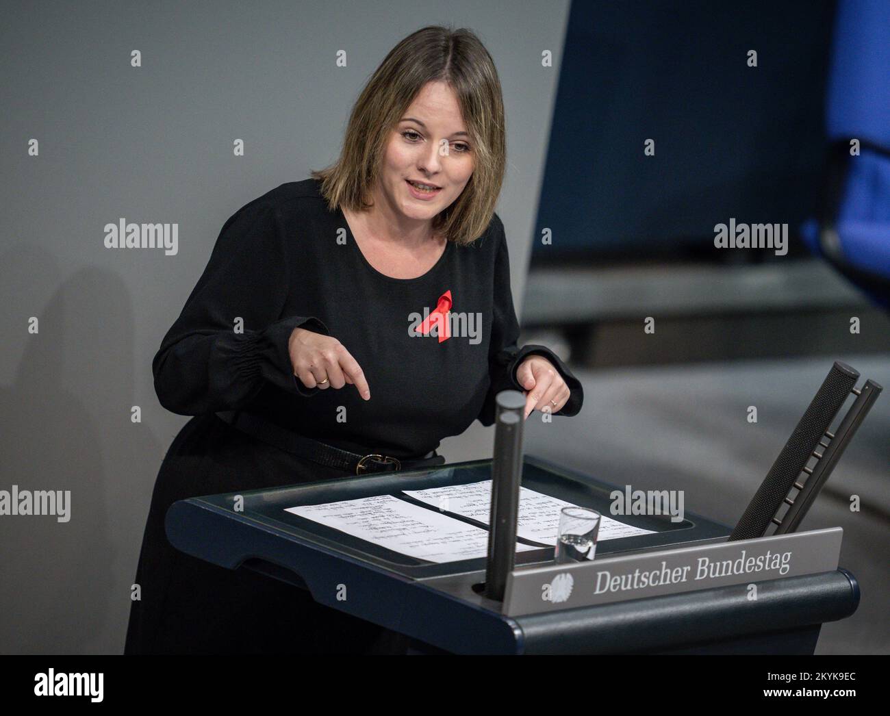 Berlin, Germany. 01st Dec, 2022. Jessica Rosenthal (SPD), member of the ...