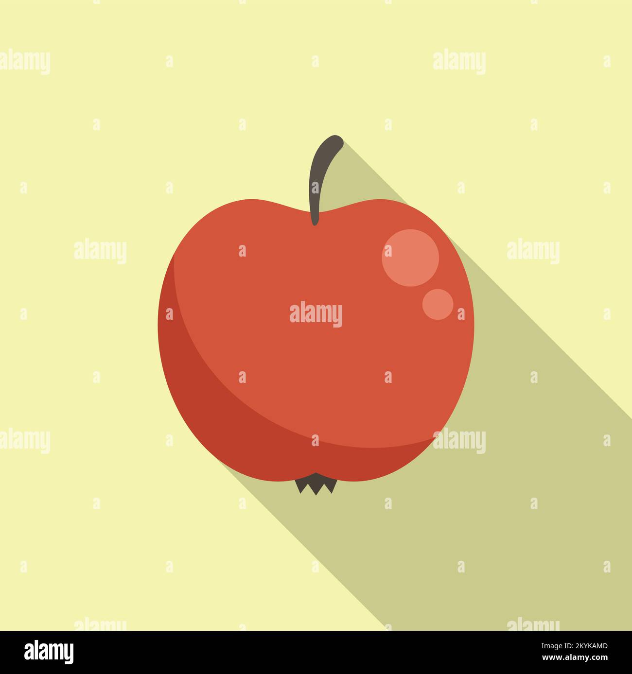Apple research icon flat vector. Scientist lab. Medical science Stock ...