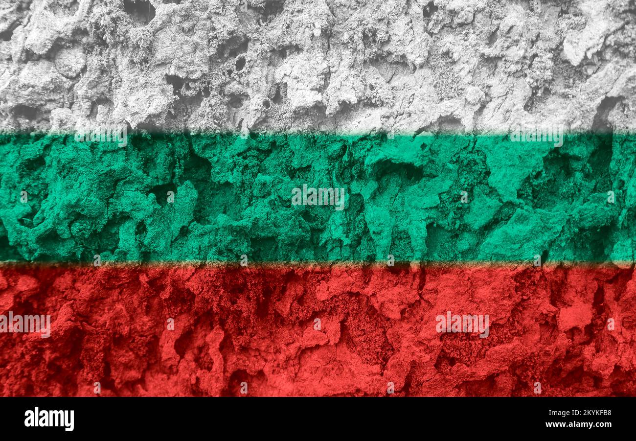 Bulgarian flag texture as background Stock Photo - Alamy