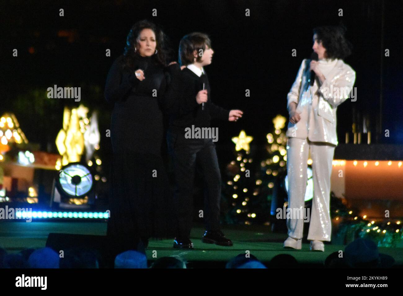 Washington, Dc, USA. 30th Nov, 2022. Gloria Estefan and family performs ...