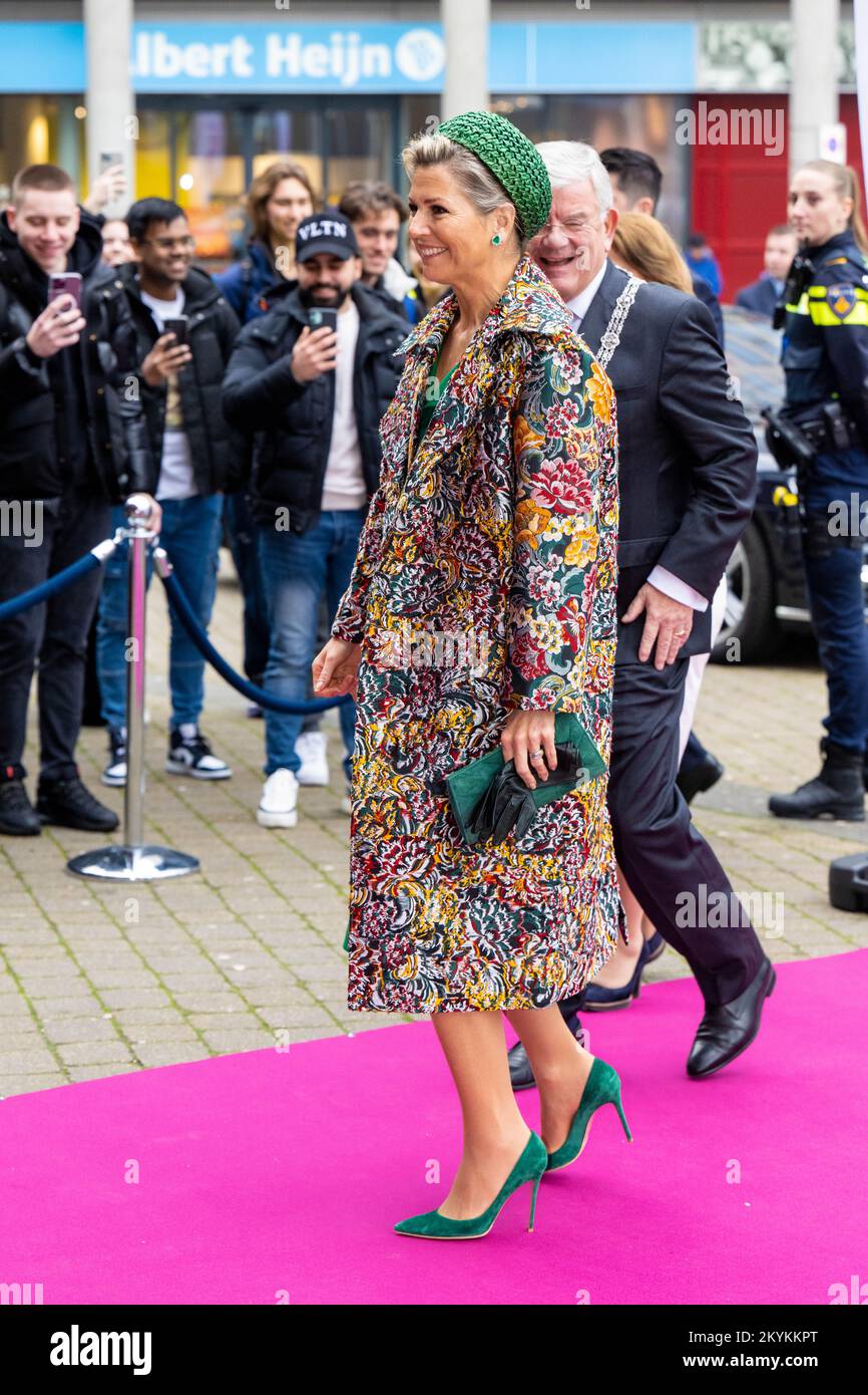 Queen Maxima at the Meet the world make the change event in honor of Nuffic seventieth ...