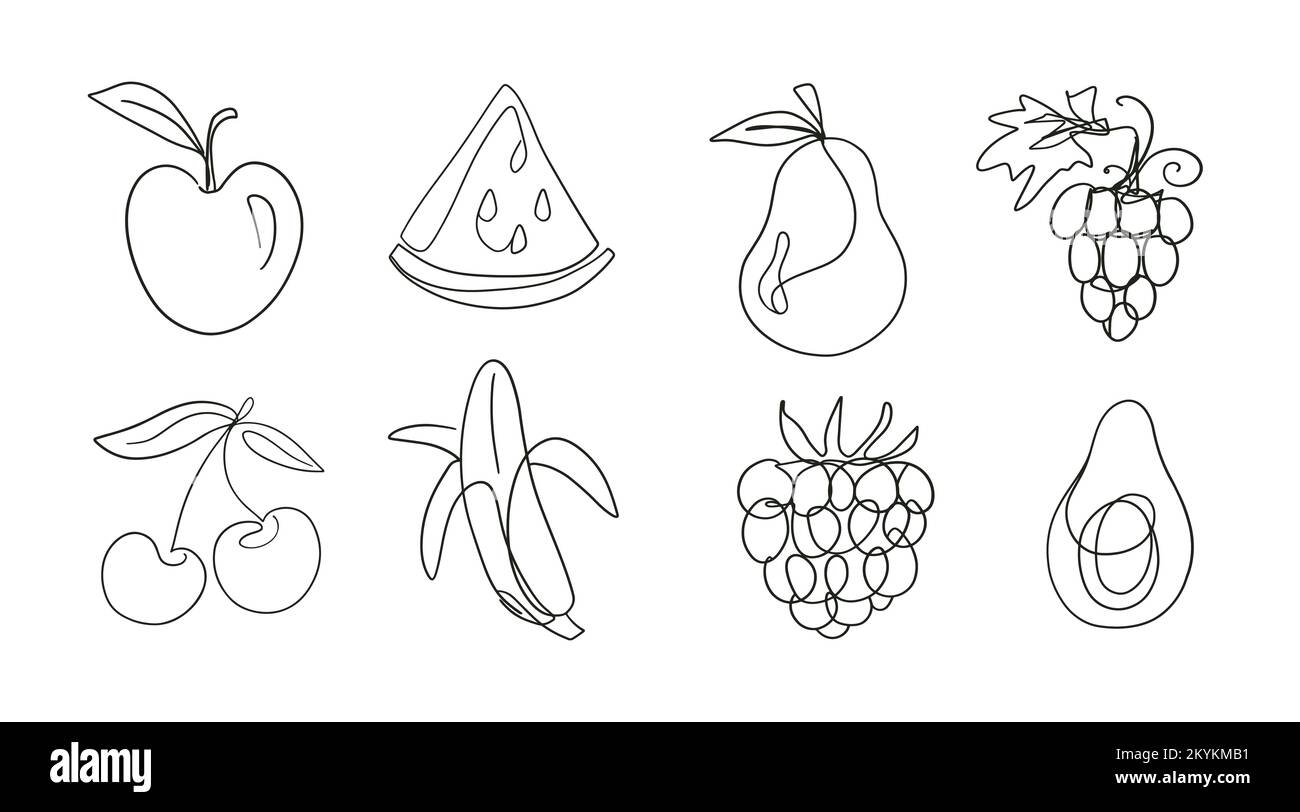 One line minimal shapes Cut Out Stock Images & Pictures - Alamy