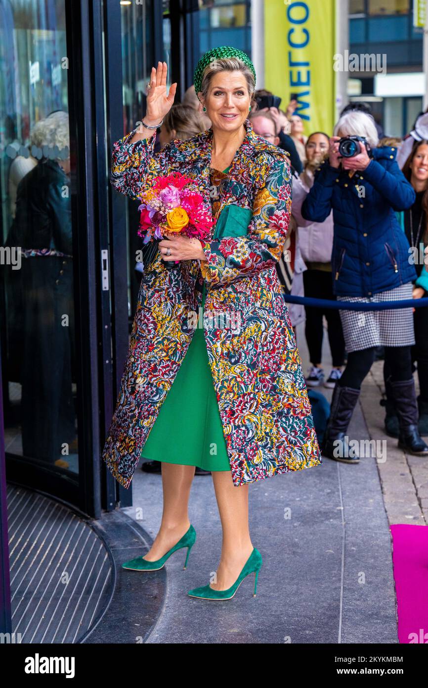 Queen Maxima at the Meet the world make the change event in honor of Nuffic seventieth ...