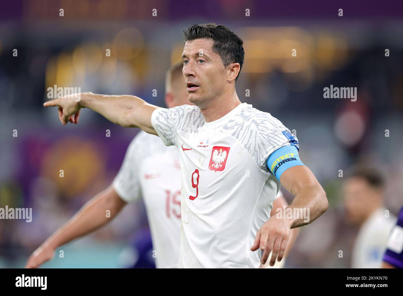 Robert Lewandowski of Poland during the FIFA World Cup 2022, Group C ...