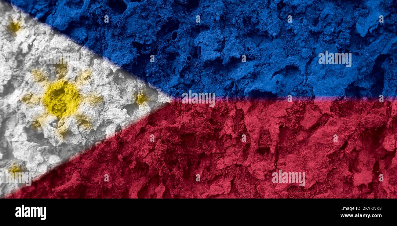 Philippine flag texture as background Stock Photo - Alamy