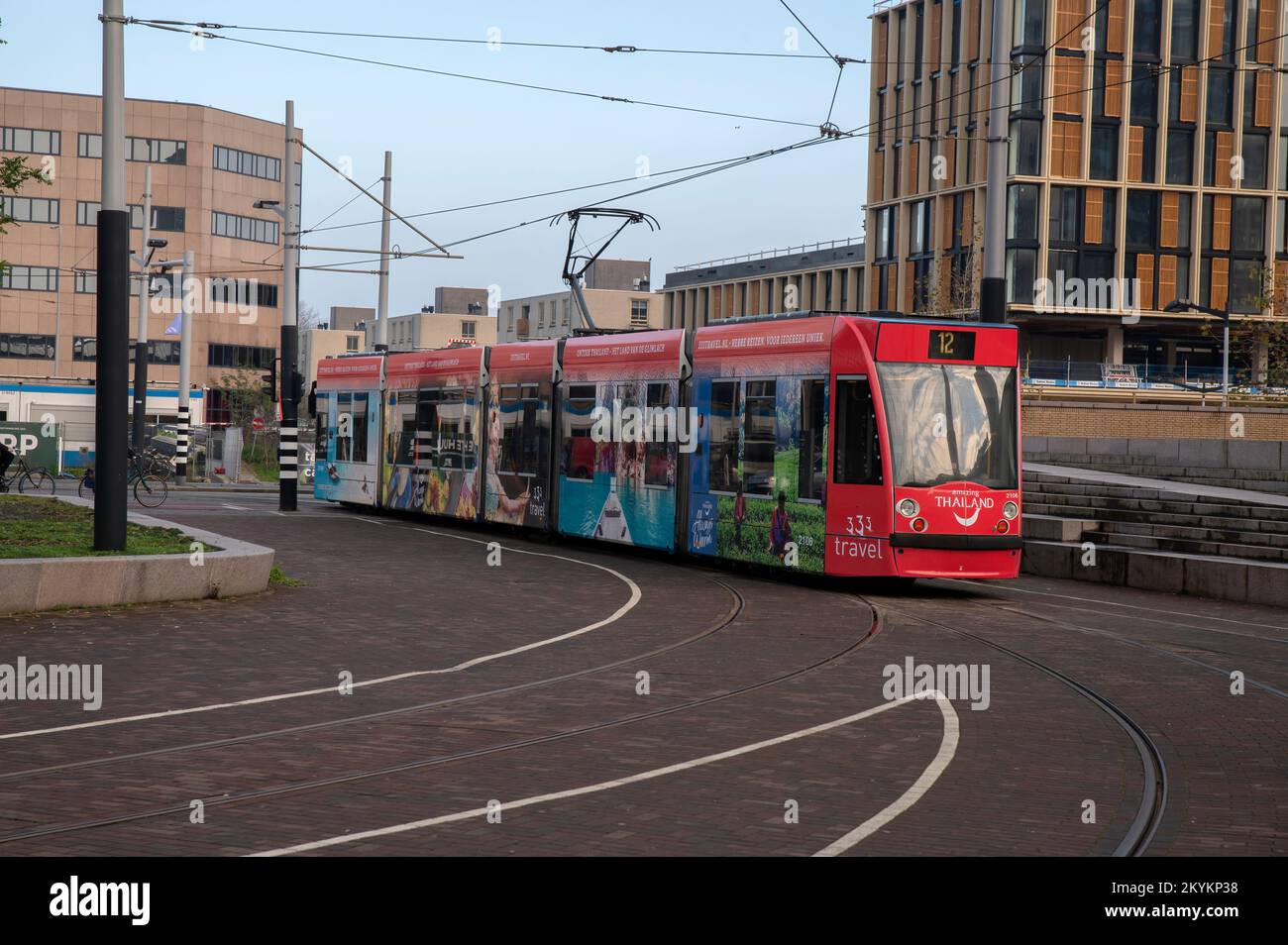 Amazing Thailand Theme Tram At The Amstel Train Station At Amsterdam ...