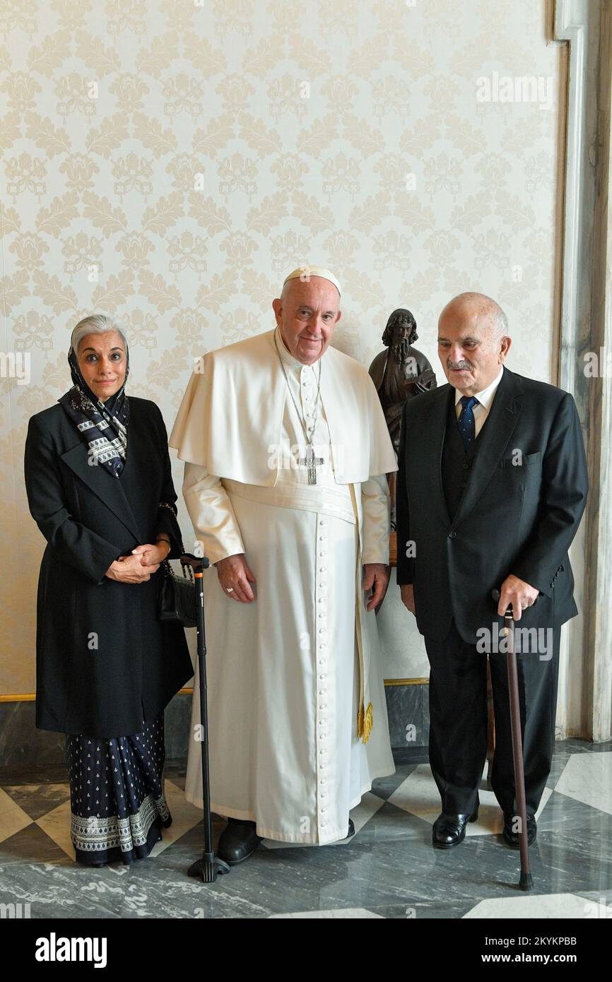 Vatican, Vatican. 01st Dec, 2022. Pope Francis receives in audience His ...